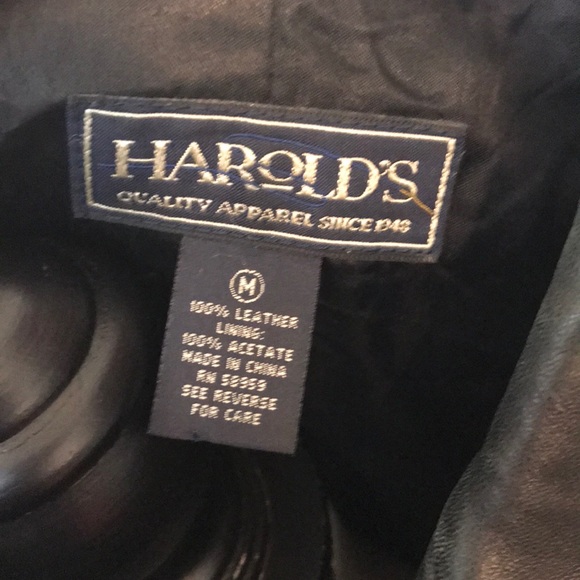 Harold's | Jackets & Coats | Harolds 0 Leather Jacket | Poshmark